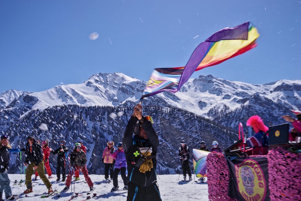 Glitter at 1,750 Metres: When Pride Takes to the Peaks